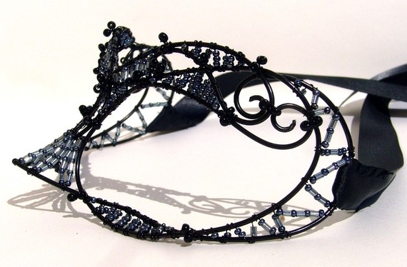 Black Ladies Masquerade Mask on Luulla